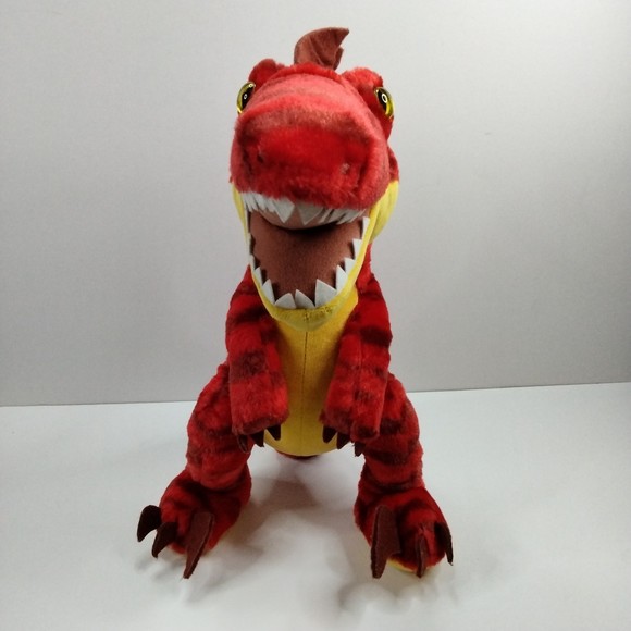 Build-A-Bear | Toys | 9 Build A Bear Red Dinosaur T Rex Velociraptor ...